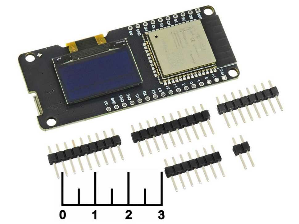 Радиоконструктор ESP32 Wi-Fi + Bluetooth + OLED0.96 micro USB