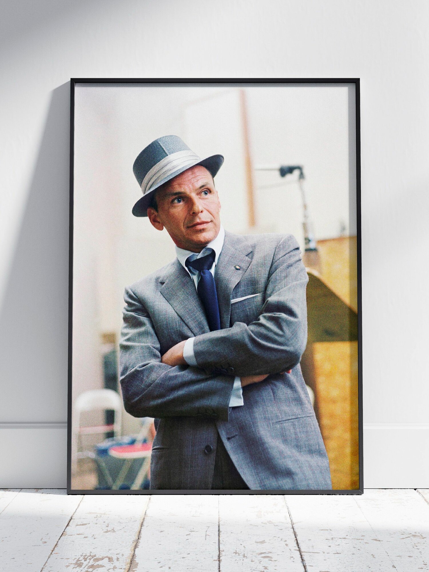 Плакат на стену для интерьера Фрэнк Синатра (Frank Sinatra 29) - Постер по актеру фильма, кино, сериала формата A4 (21x30 см)
