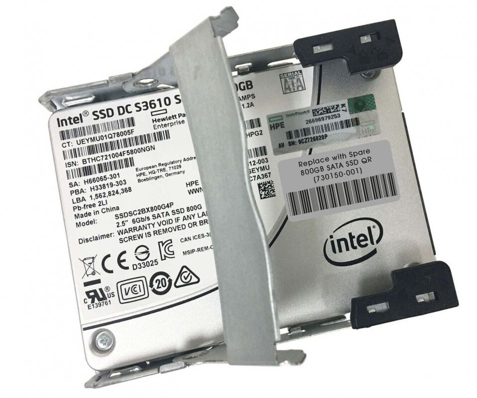 Жесткий диск HP 730150-001 800Gb SATAIII 2,5" SSD
