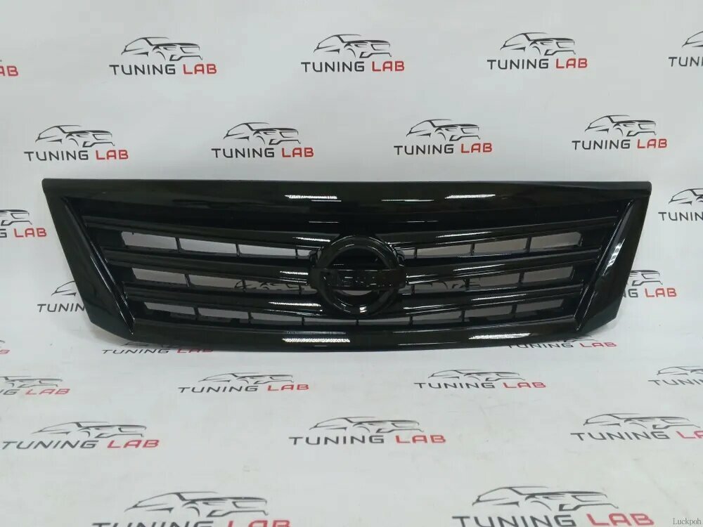 Решетка радиатора Nissan Teana / Ниссан Теана J32 (2008-2012), черный глянец, антихром, ABS пластик, установка в штатные места