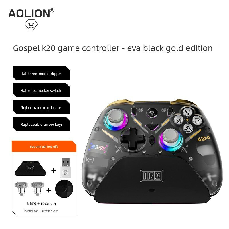 Игровой контроллер Aojia Lion Gospel K20 для Switch 2, беспроводной, для ПК, Steam, Bluetooth, NS2, поколение PRO Aojia