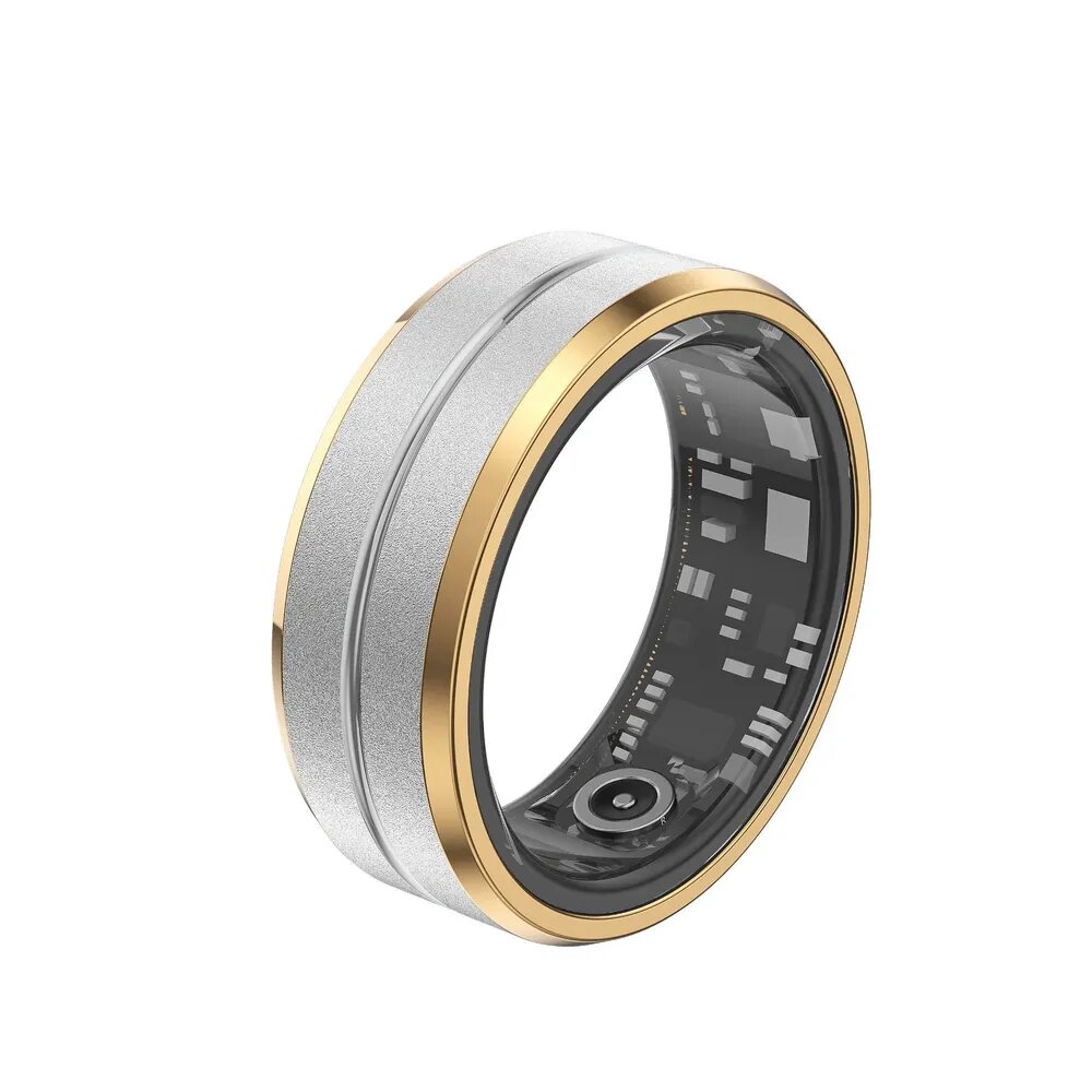 Умное кольцо R01 Smart Ring Health Tracker для Android и iOS серебристое, размер 7 — фото 1