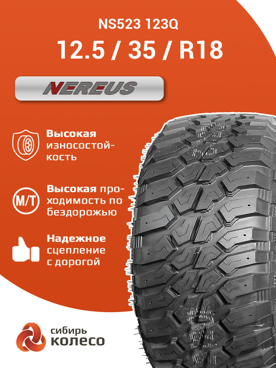 12.5/35R18 Nereus NS523 123Q