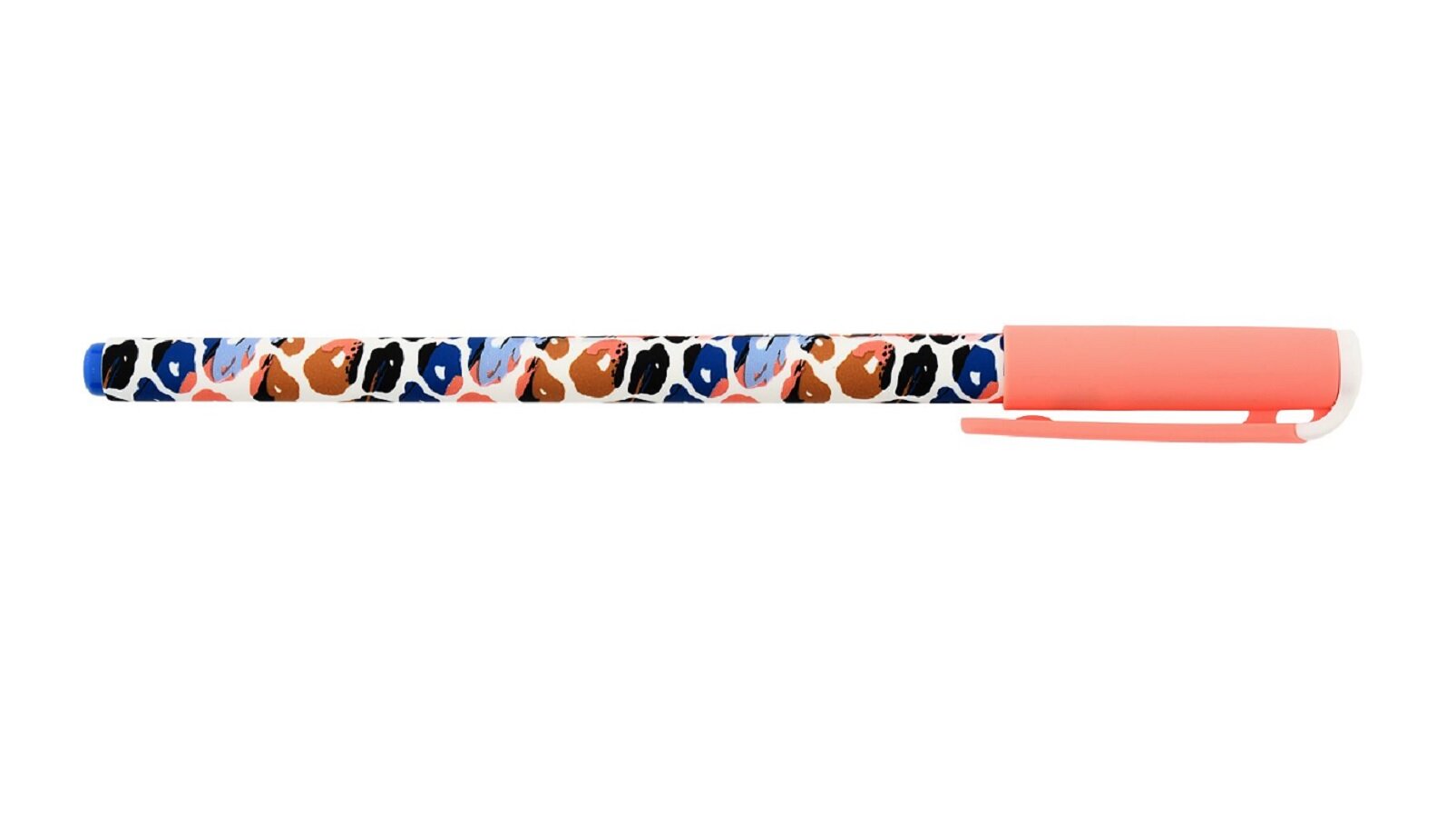 Ручка шариковая на масляной основе LOREX WILD PRINT SLIM SOFT синяя 0,5 мм, ассорти 1 шт