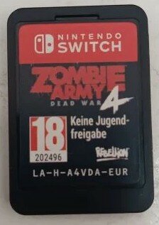 Игра Zombie Army 4: Dead War, для Nintendo Switch