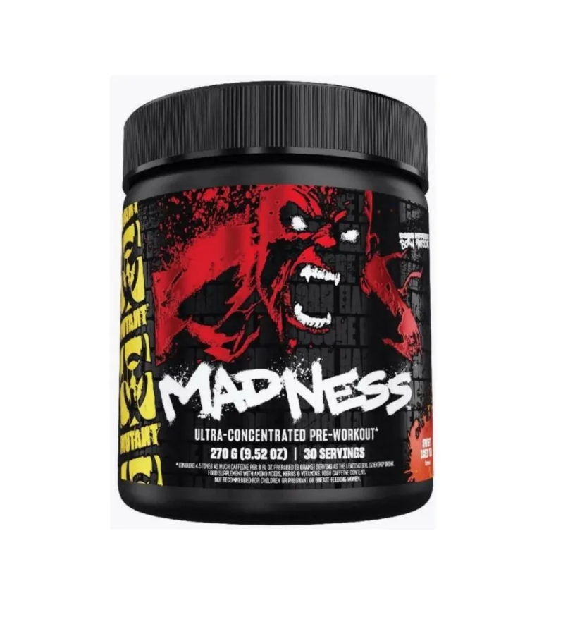 Предтренировочный комплекс Мутант Маднесс 9,52 унции Сладкий Ледяной Чай / Mutant Madness 9,52 oz Sweet Iced Tea
