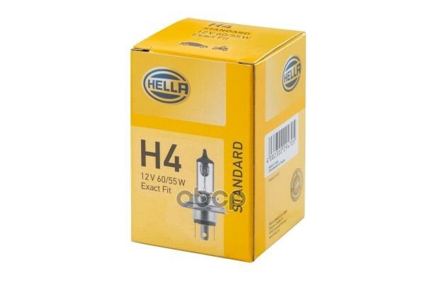 Лампа H4 HELLA арт. 8GJ002525131