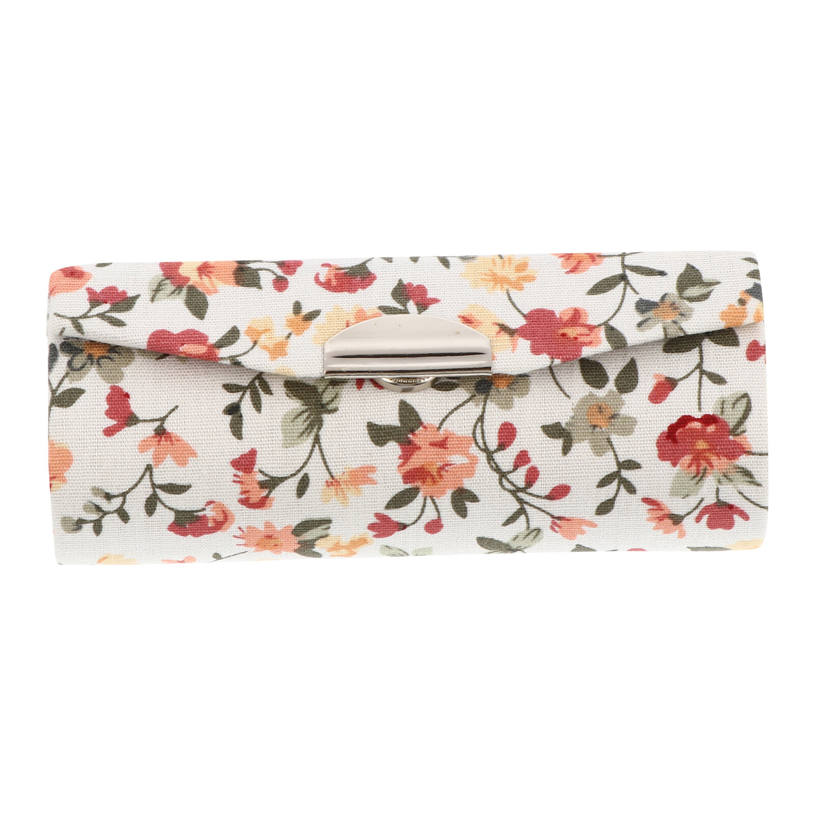 Футляр для губной помады с вышивкой и принтом, с зеркалом (белый - стандартный)