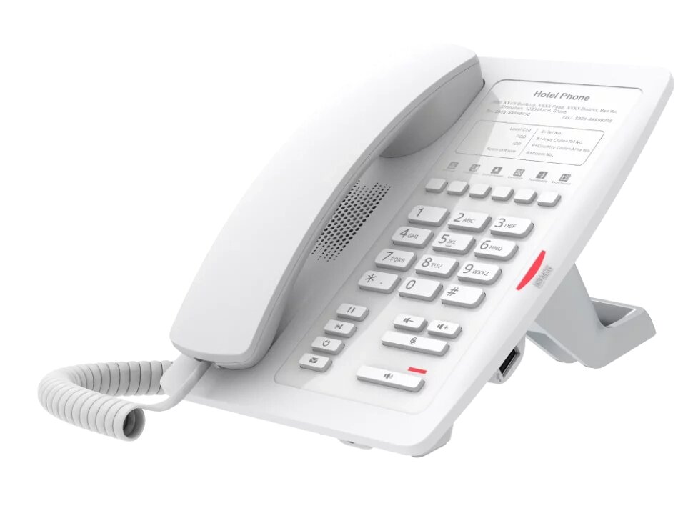 IP телефон Fanvil H3W отельный, белый