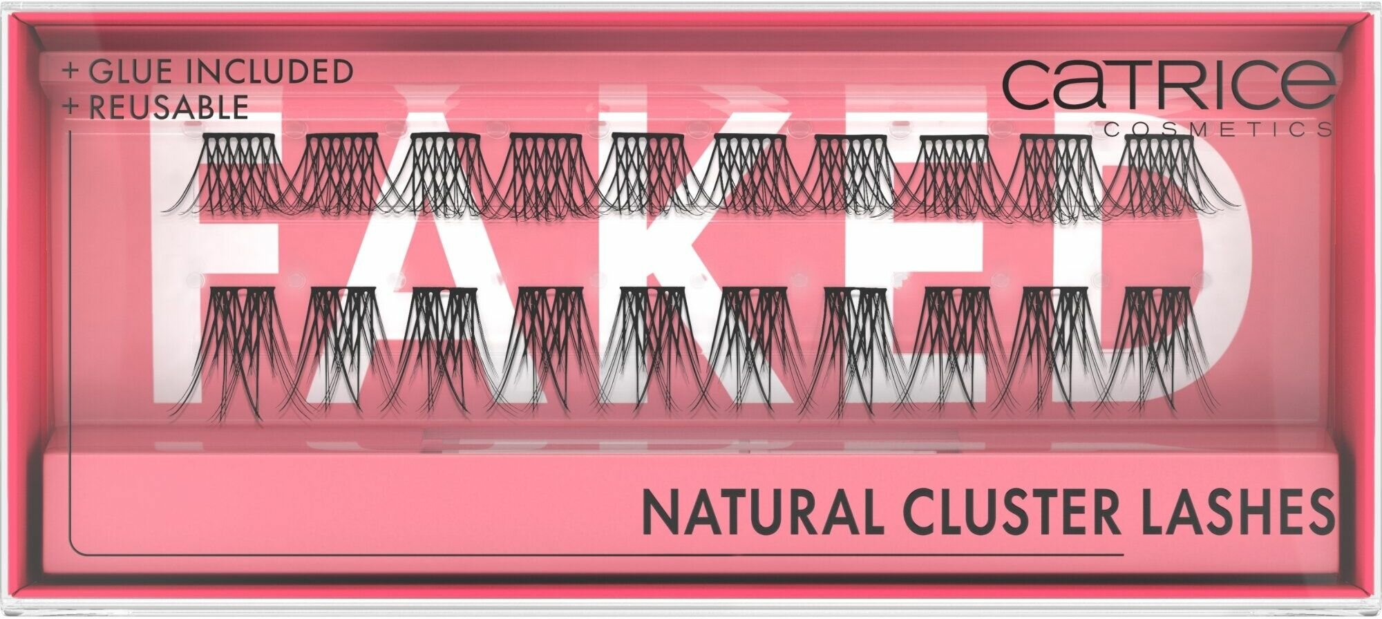 Catrice Ресницы накладные Faked Natural Cluster, черные, 2 шт.