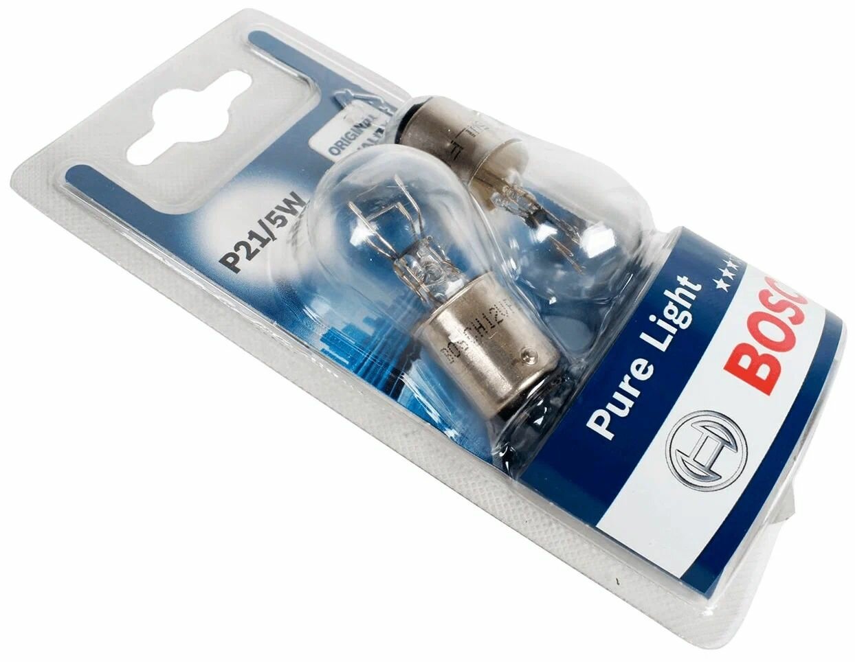 Лампа автомобильная P21/5W (блистер 2шт.) Pure Light