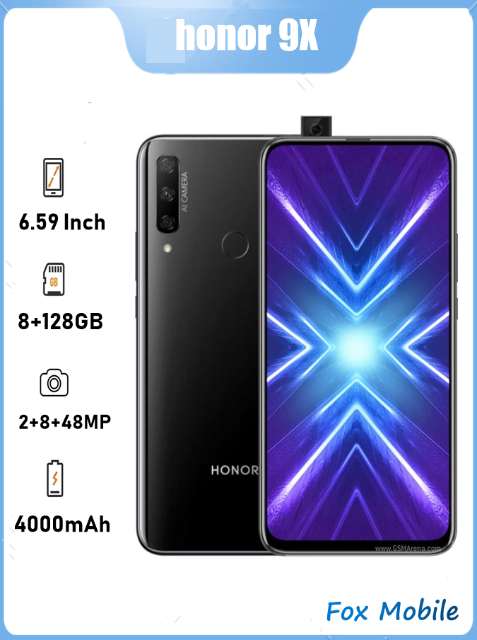 Honor Смартфоны Honor 9X 8+128 ГБ Global поддержка Google Мобильные телефоны