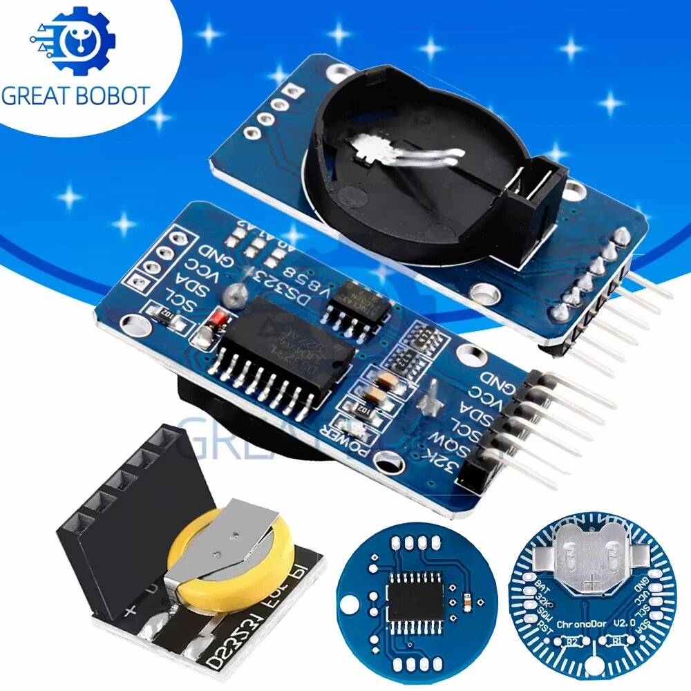 Модуль DS3231, синий, для Arduino — фото 1