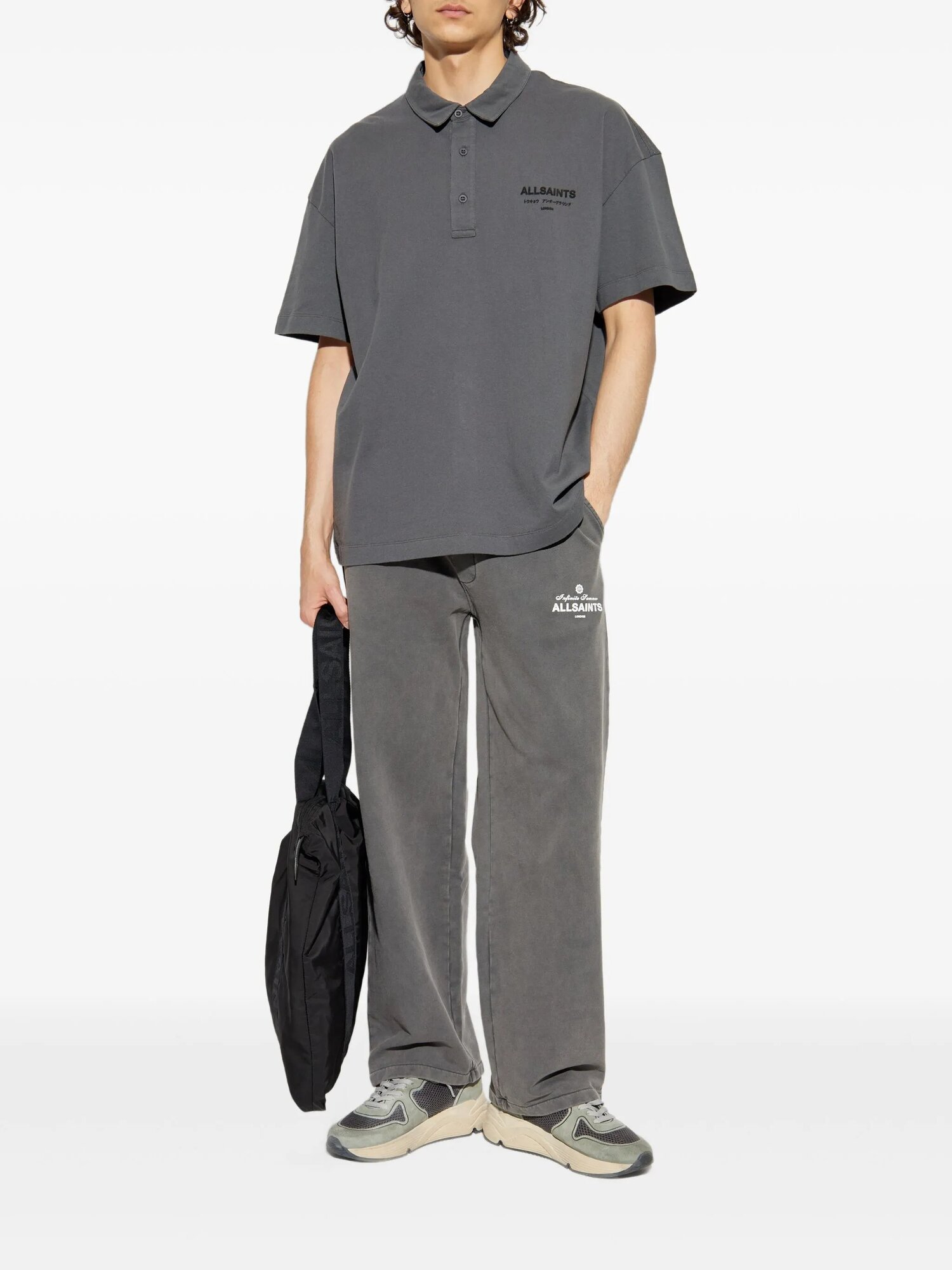 Рубашка AllSaints Xander, размер 52, grey — фото 1
