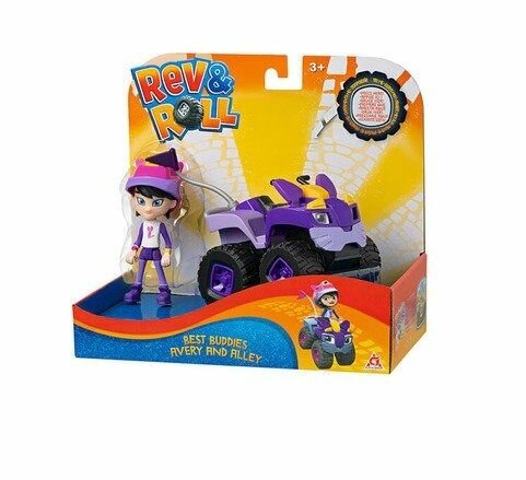 Игровой набор Машинка с фигуркой (пластик) -Авери и Аллей15 см