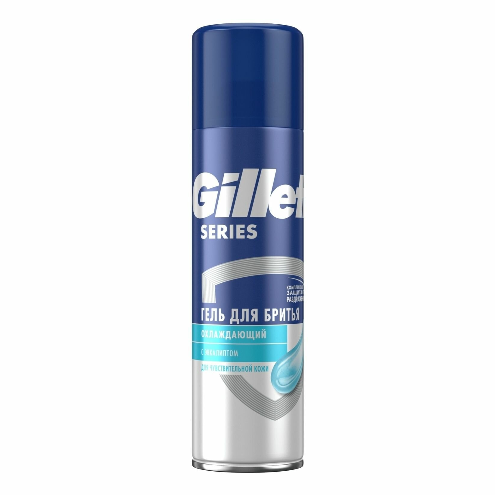 Гель Gillette Series Sensitive Cool с ментолом для бритья д