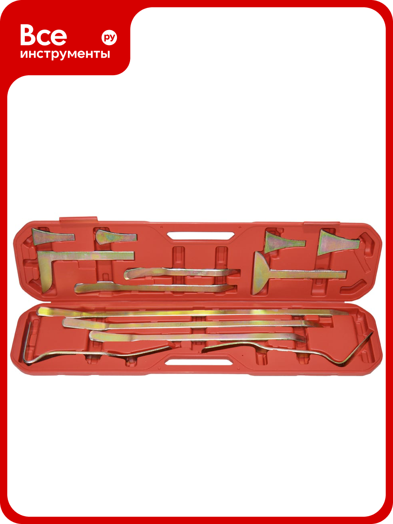 Набор монтажных рихтовочных лопаток для кузовных работ AIST 13 пр, в пласт. кейсе 67951730 00-00009385