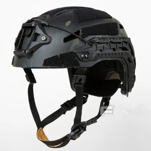 Баллистический шлем Spirit Tactical Caiman-Bump черный MCBK