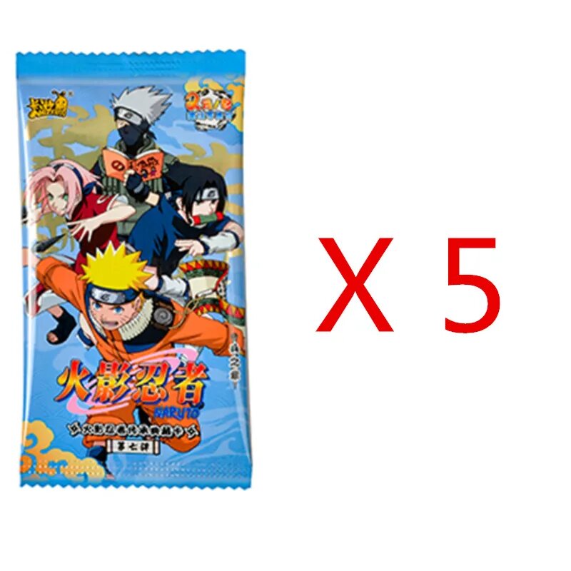 KAYOU Naruto карточки коллекционные, 5 шт. (25 карт) B7