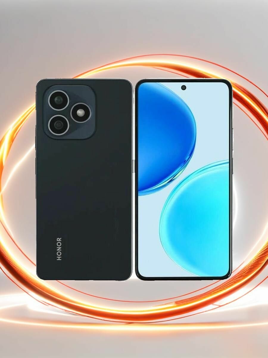 6.77" Смартфон HONOR X8d 256 ГБ черный ядер - 8x(2.9 ГГц), 8 ГБ, 2 SIM, AMOLED, камера 108+5 Мп, NFC, 4G, 7000 мА*ч