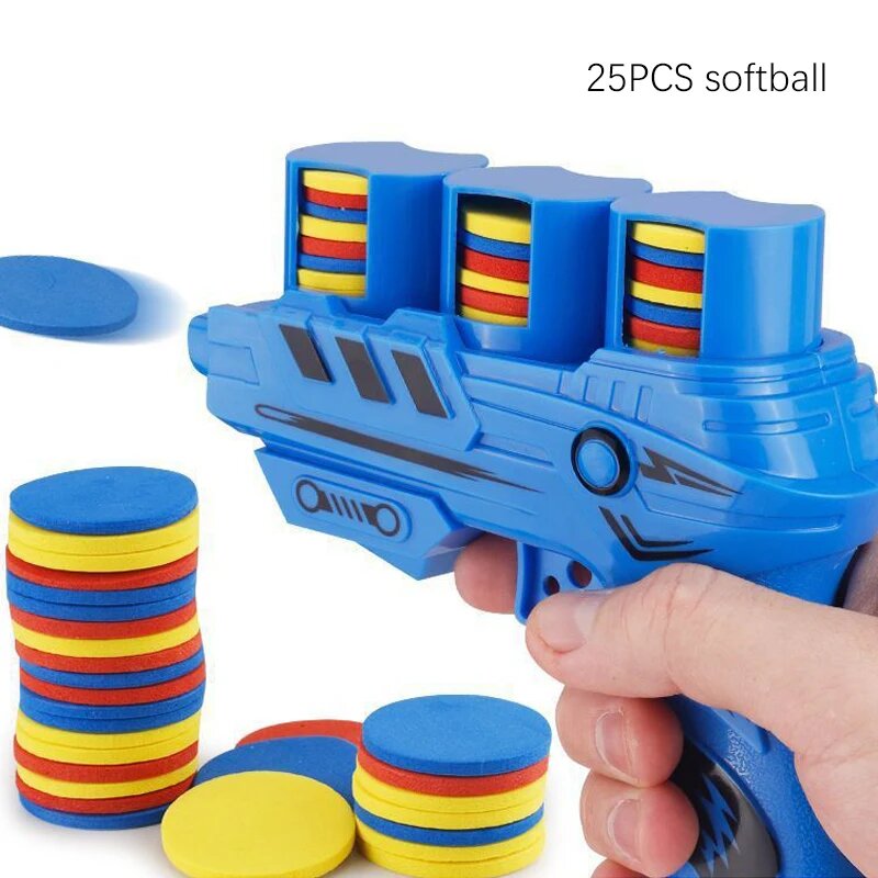 Игрушечный пистолет CHUZHAN детский синий/красный Синий, Bule-25PCS