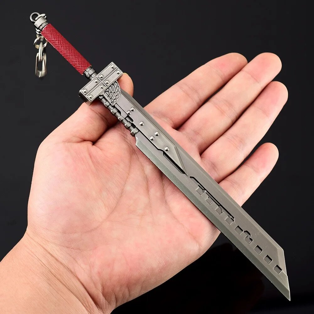 22 см Final 7 игровая периферия Fantasy VII Cloud Strife Fenrir игрушка из сплава меч модель оружия 1:6 ремесленный дисплей коллекция орнамент