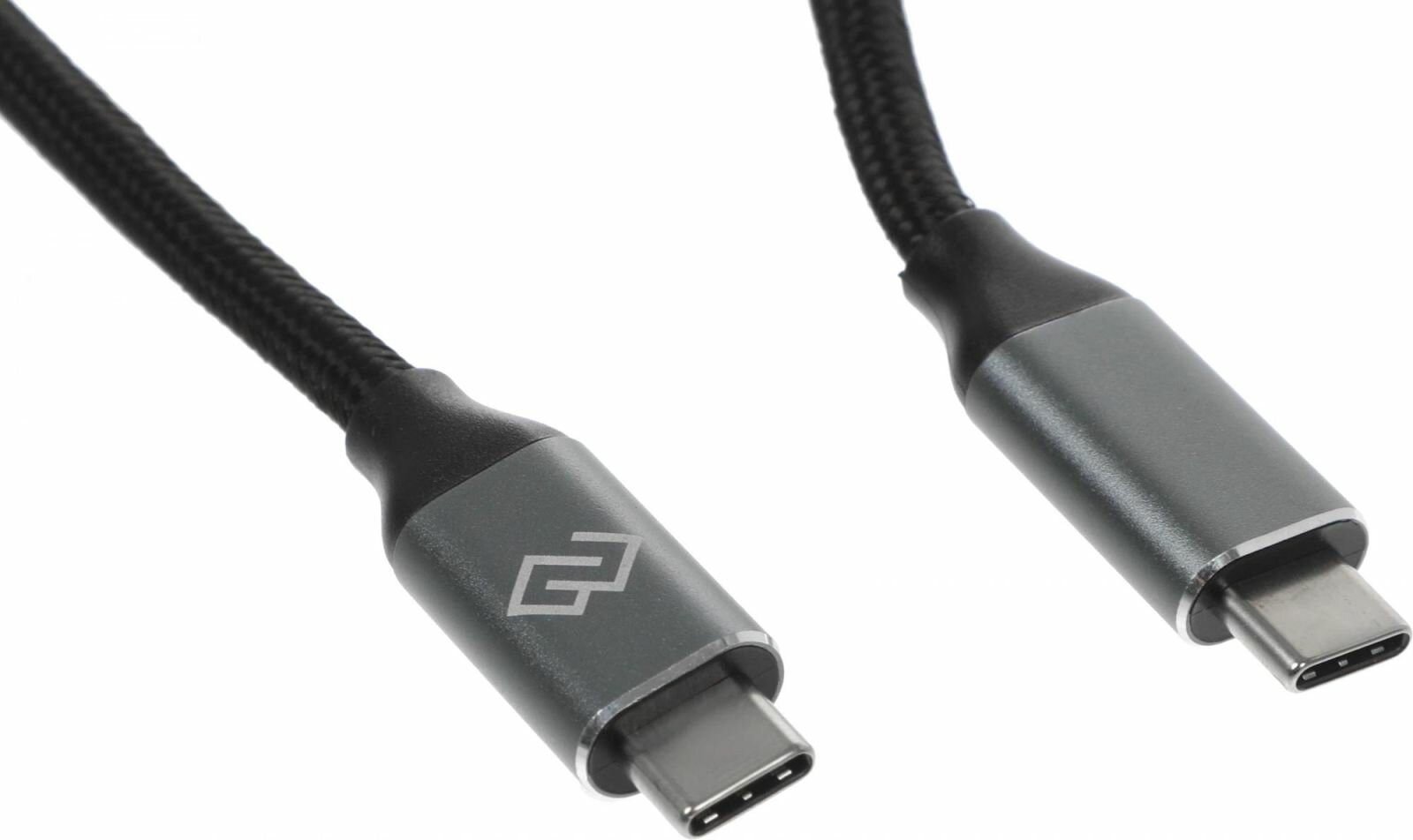 Кабель аудио-видео DIGMA USB Type-C m-USB Type-C m, 1,5 м, черный (D-TYPE-C-USB3.2-100W-4K-1.5M)