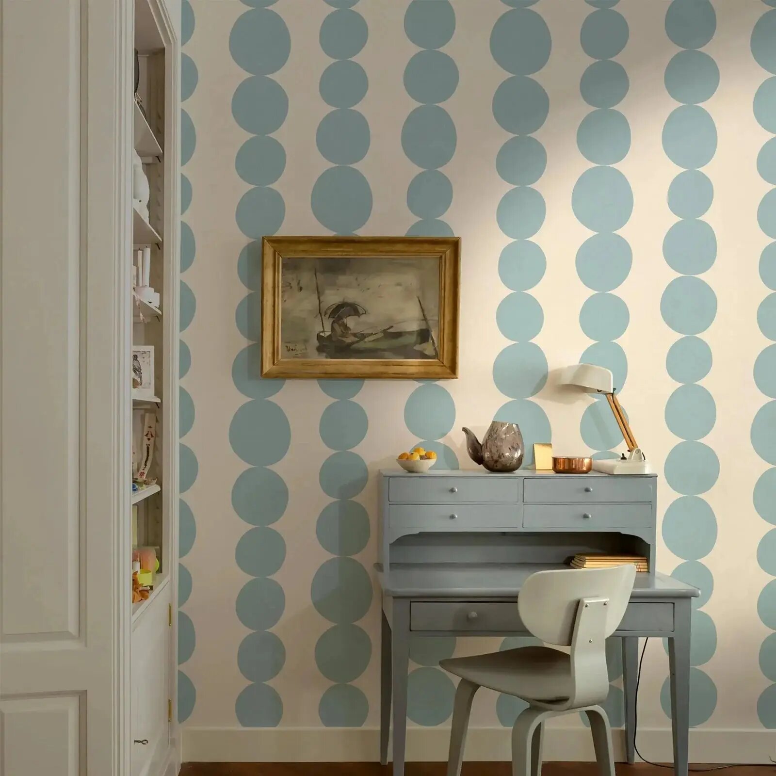 Pixel&Wall обои Peel and Stick голубые 50x300 см