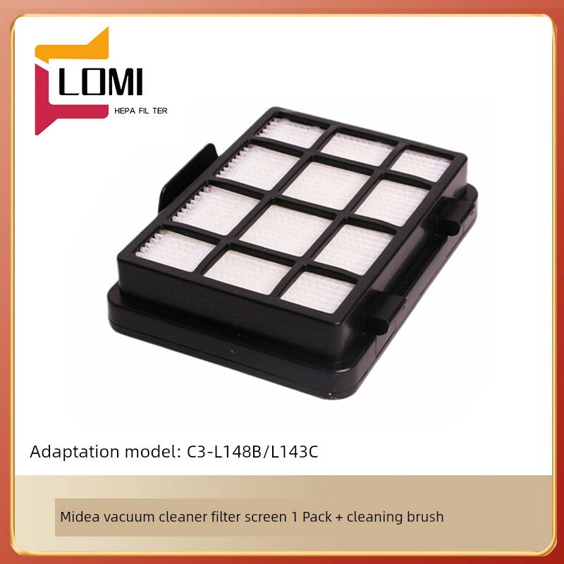 1 шт. Запасной воздушный фильтр HEPA с щеткой для пылесоса Midea C3-L148B C3-L143C VC14A1