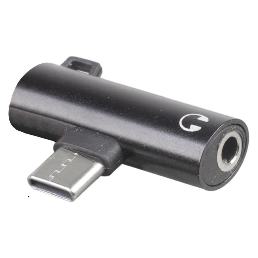 Адаптер USB-C — гнездо 3,5 мм, Черный