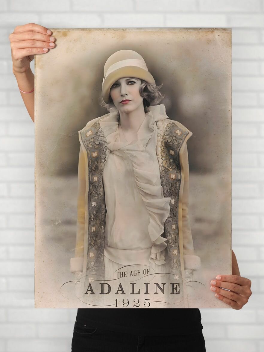 Плакат на стену для интерьера Век Адалин (Age Adaline - Адалин Боуман 12) - Постер по фильму кино формата А1 (60x84 см)
