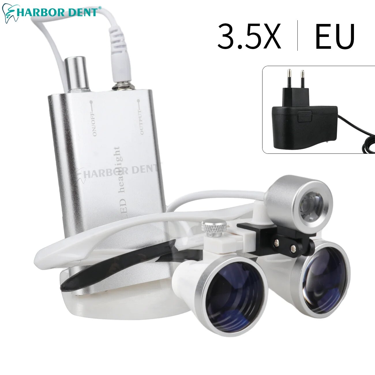 Стоматологическая лупа Harbor Dent 3.5X White EU