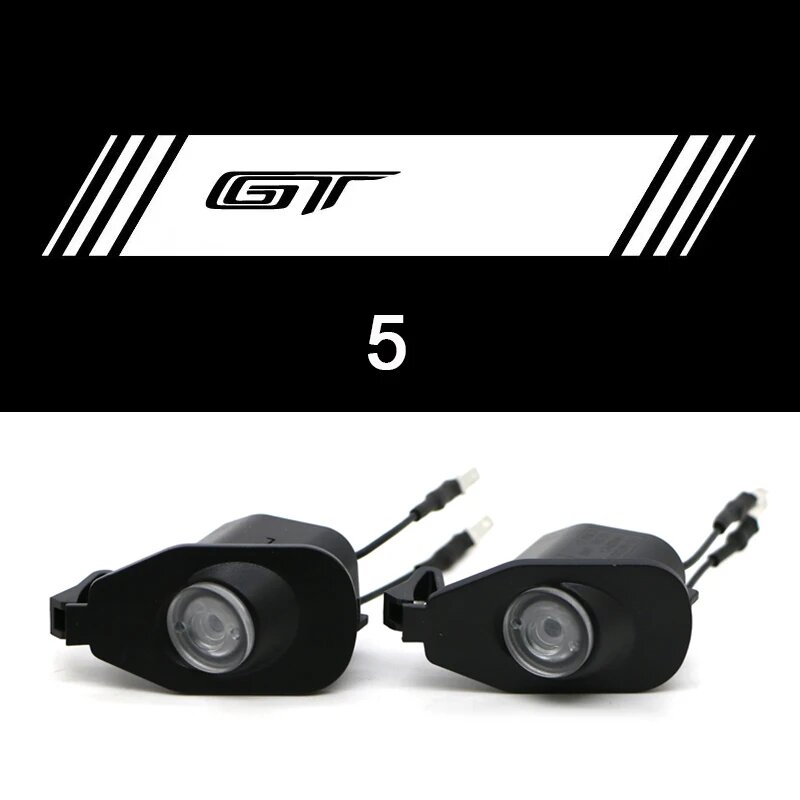 Светодиодное зеркало Ford Mustang 2013-2022, 5. GT Icon