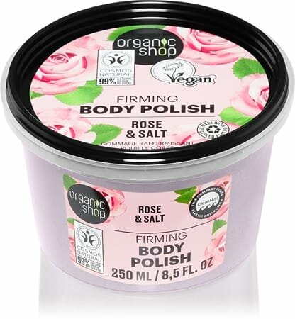 Скраб Organic Shop Органическая Роза и Соль, 250 мл