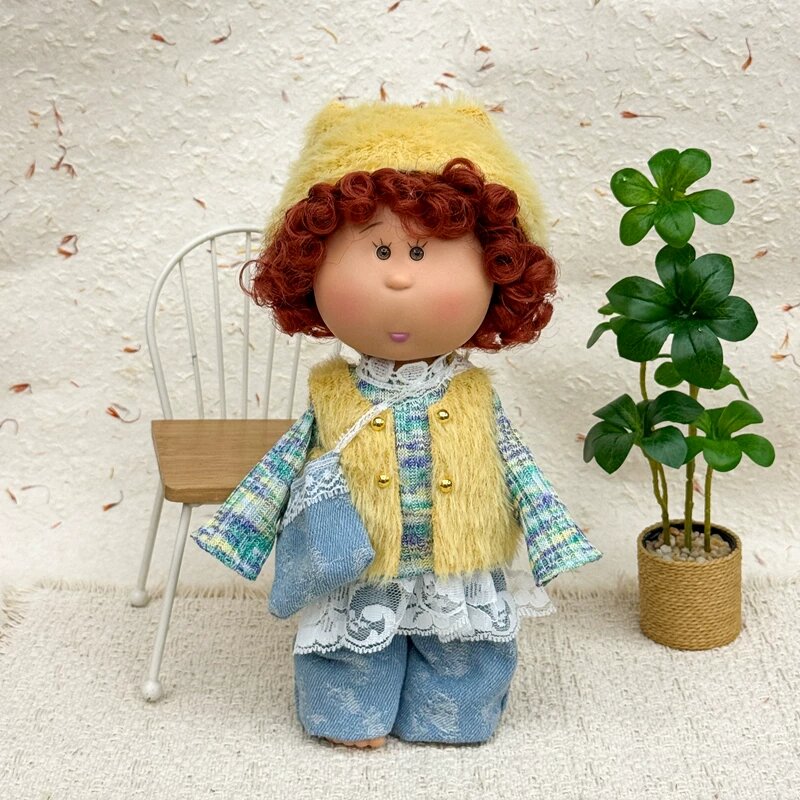 Одежда для куклы Potato Doll, 24 см, испанский стиль, набор для переодевания куклы Мия, зимнее плюшевое платье, подарок