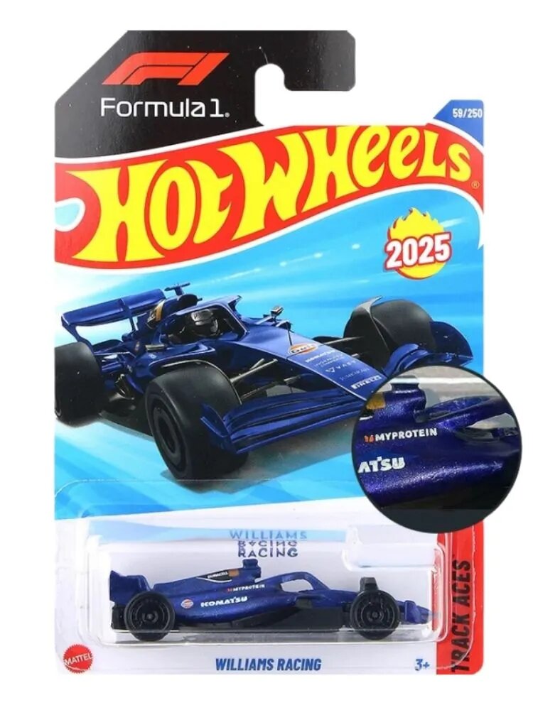 Hot wheels 1/64 машинка формула 1 WILLIAMS, моделей автомобилей из литых под давлением сплавов
