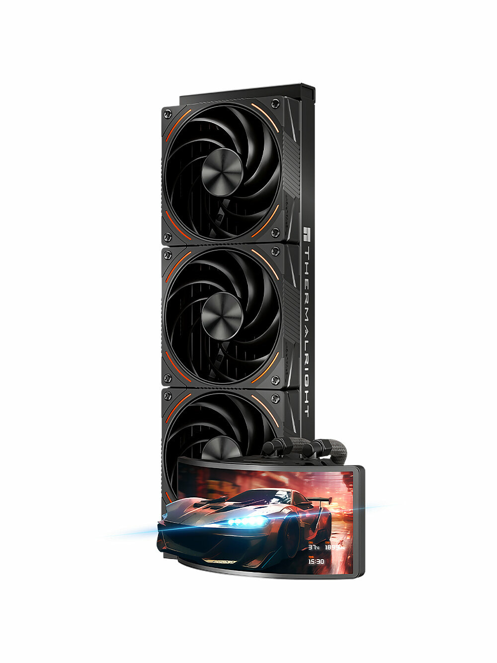Система жидкостного охлаждения THERMALRIGHT Rainbow Vision 360 Turbo ARGB Black (R-VISION-TURBO-BL-360-ARGB)