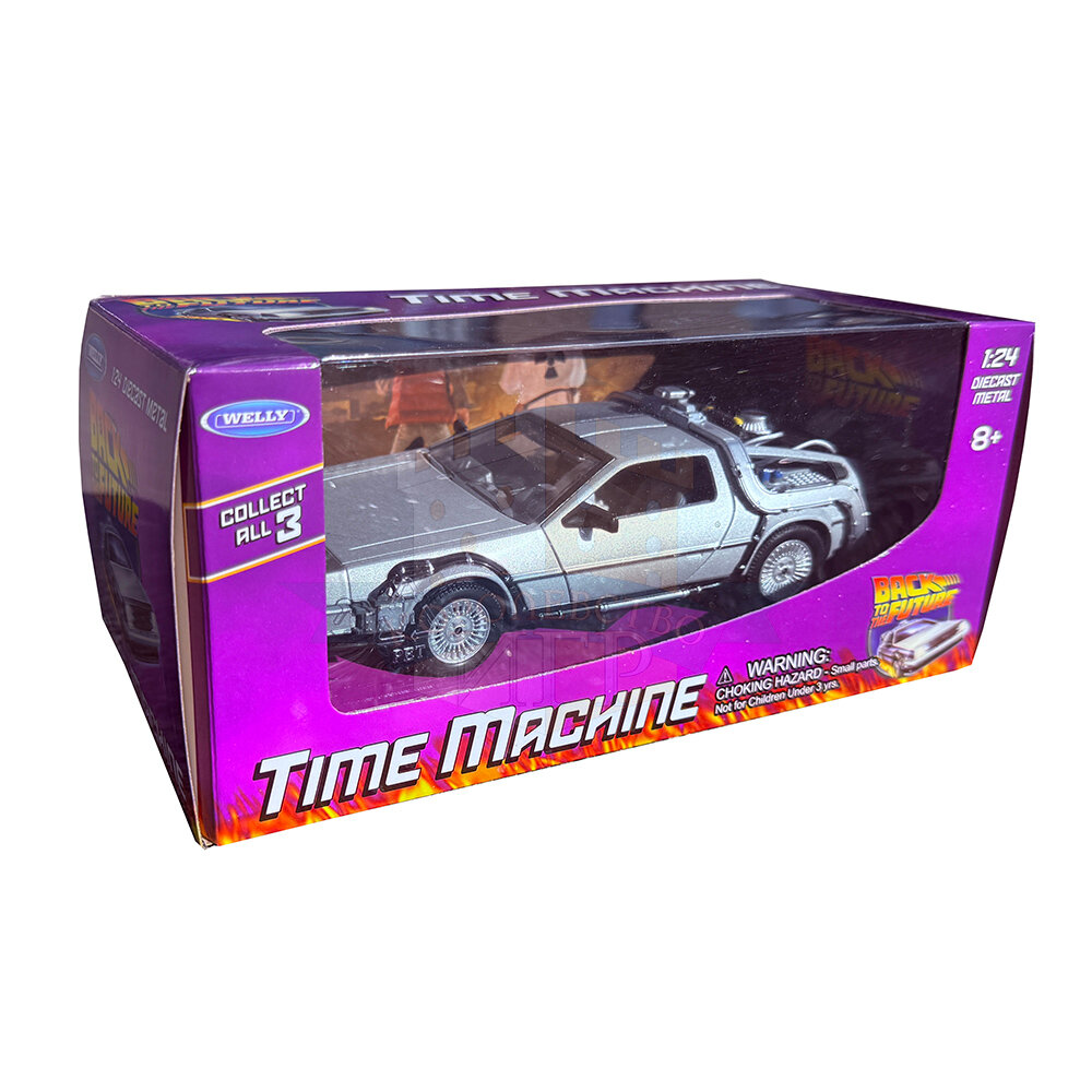Машинка Welly DeLorean DMC-12 Назад в будущее "Back to the Future 1", арт. WT22443