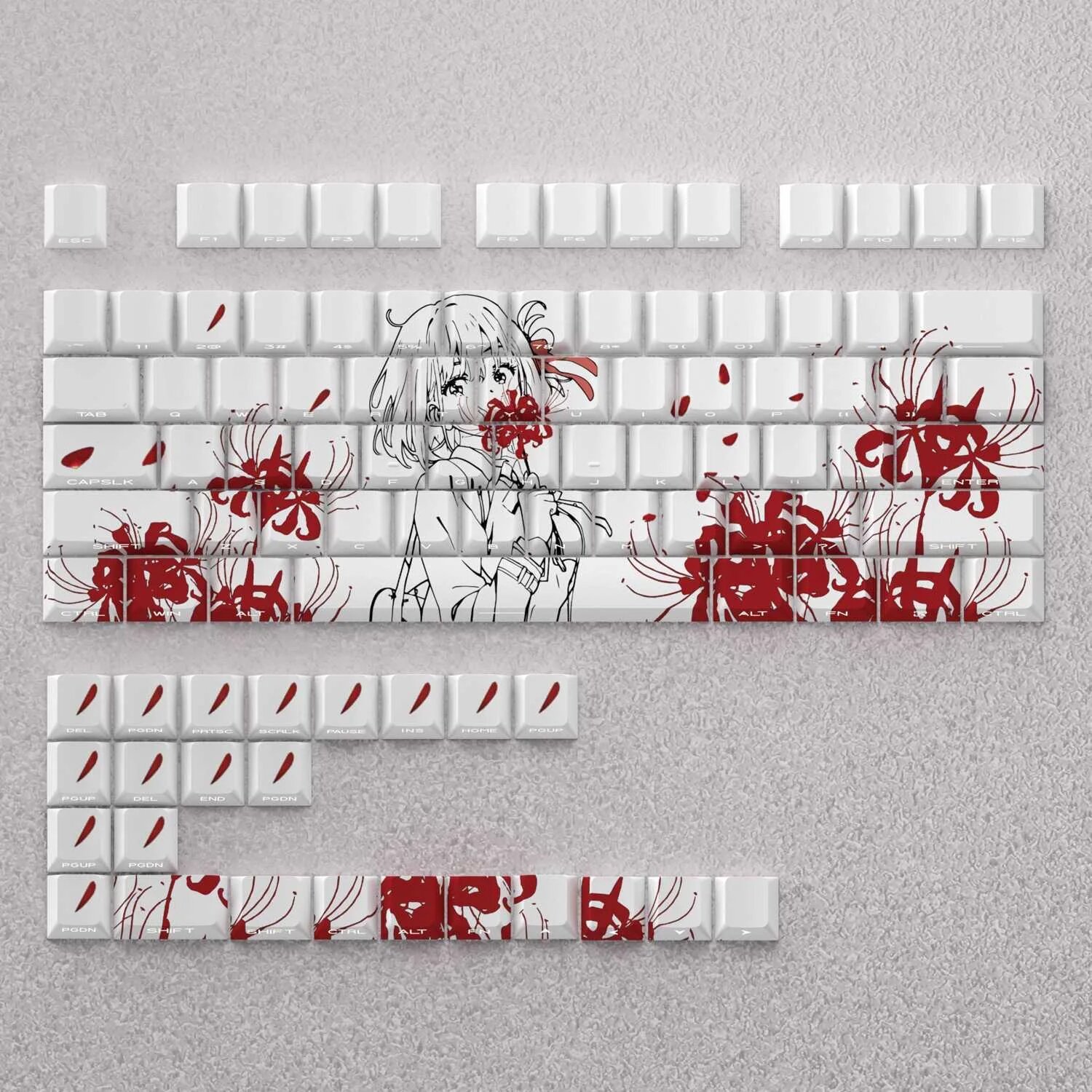 Аниме Lycoris Recoil, 74 клавиши, PBT, Cherry профиль