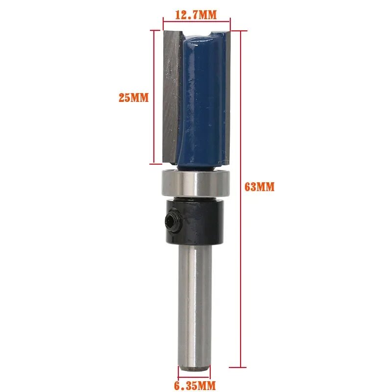 Фреза Krachtige для деревообработки 1/4" хвостовик 1/2" или 3/4" лезвие