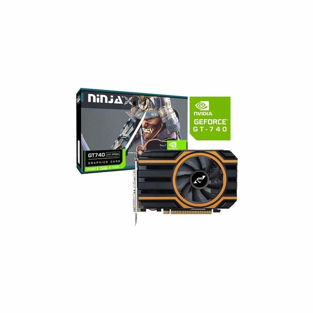 Видеокарта Ninja GT740 уц-3 4GB GDDR5 128bit VGA DVI HDMI 1FAN LP RTL