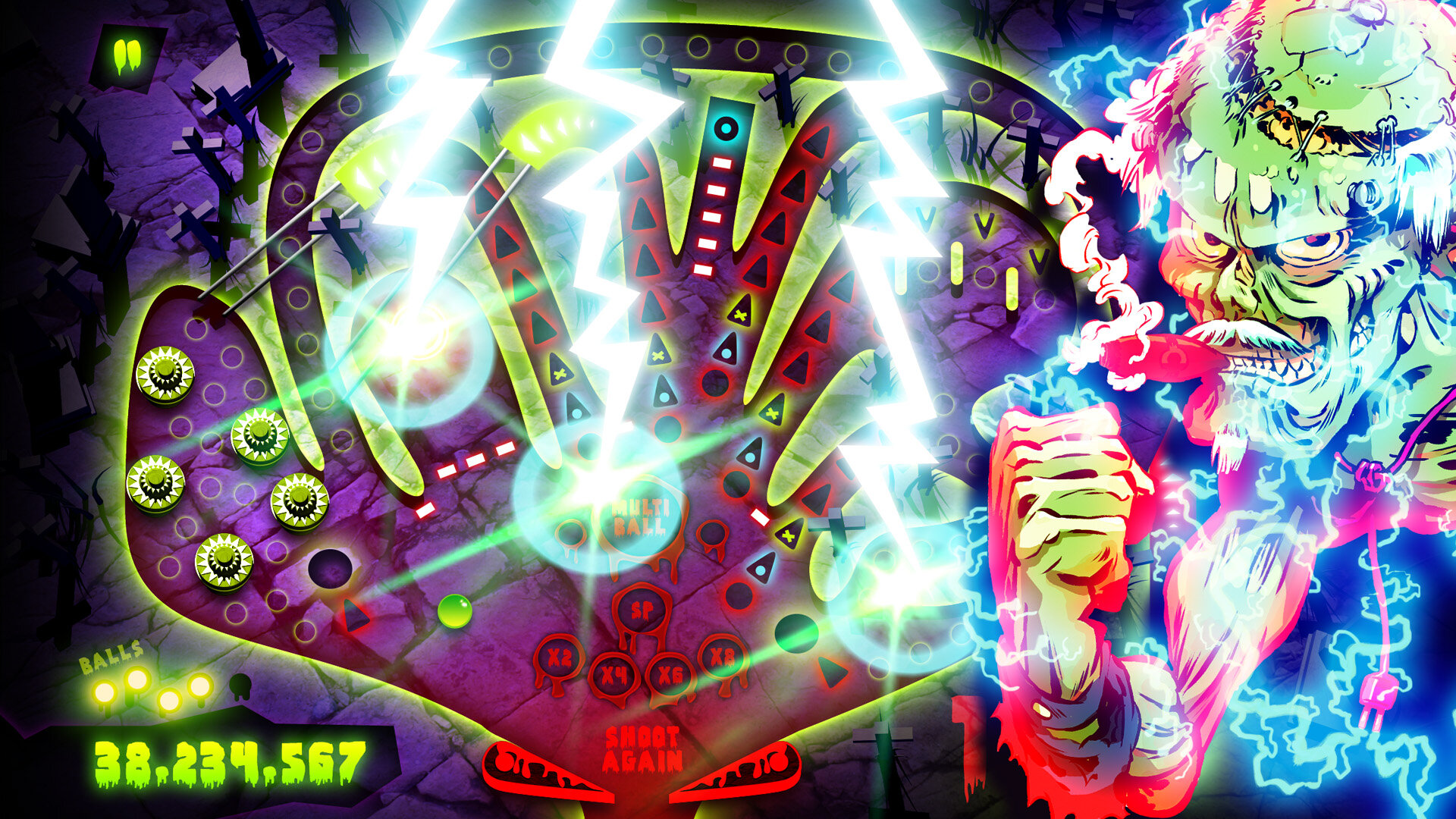 Zombie Pinball, Все страны — фото 1