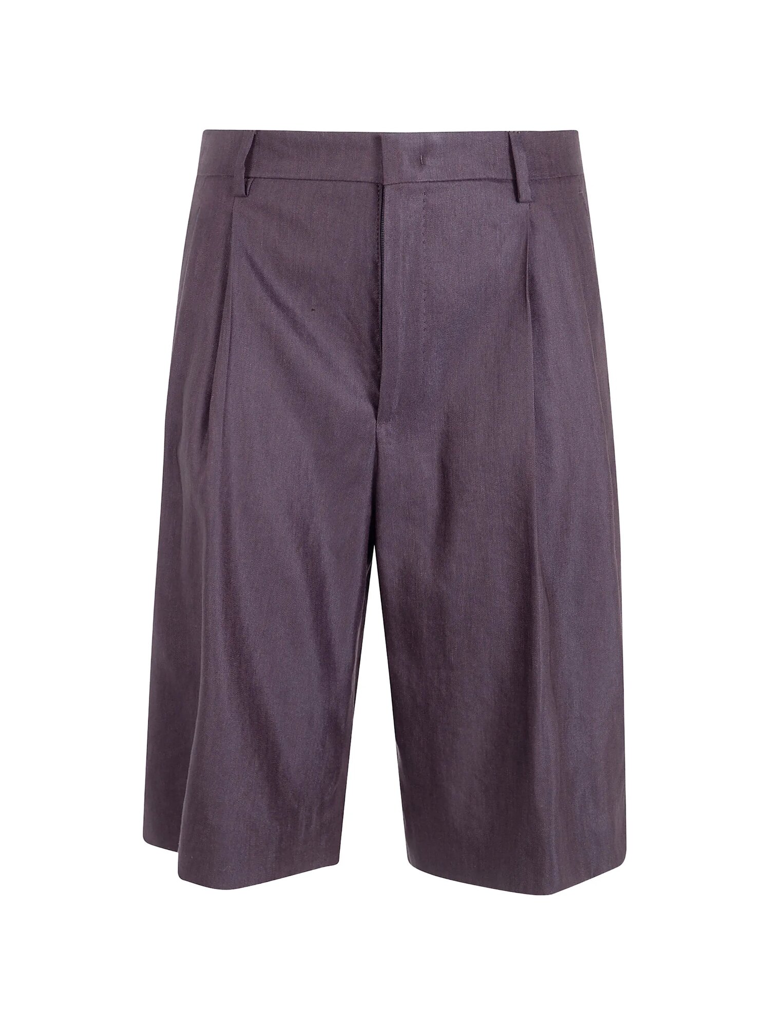 Шорты Pleated linen tailored bermuda shorts