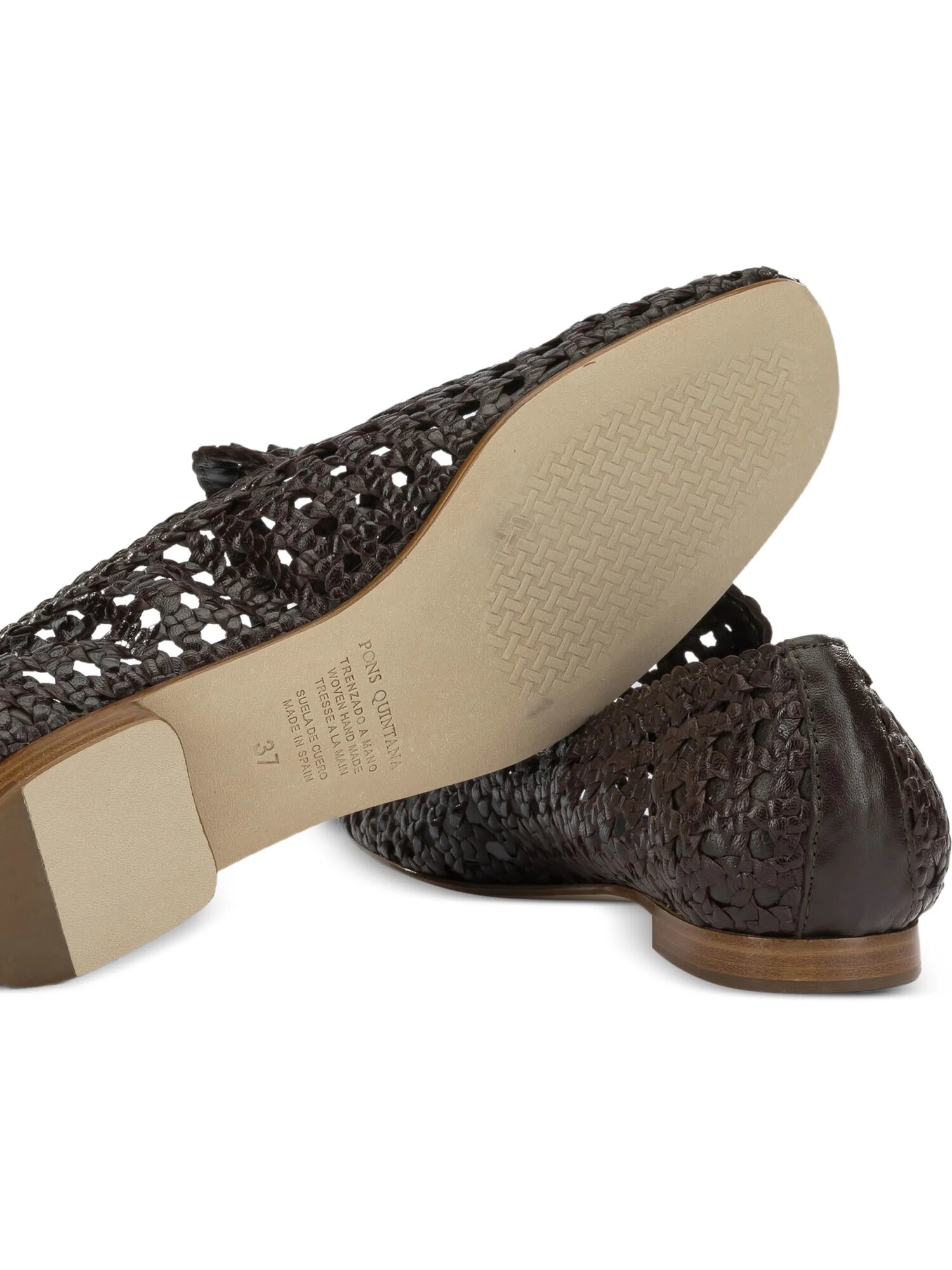 Лоферы Toni Pons Woven leather loafers, размер 38, brown — фото 1