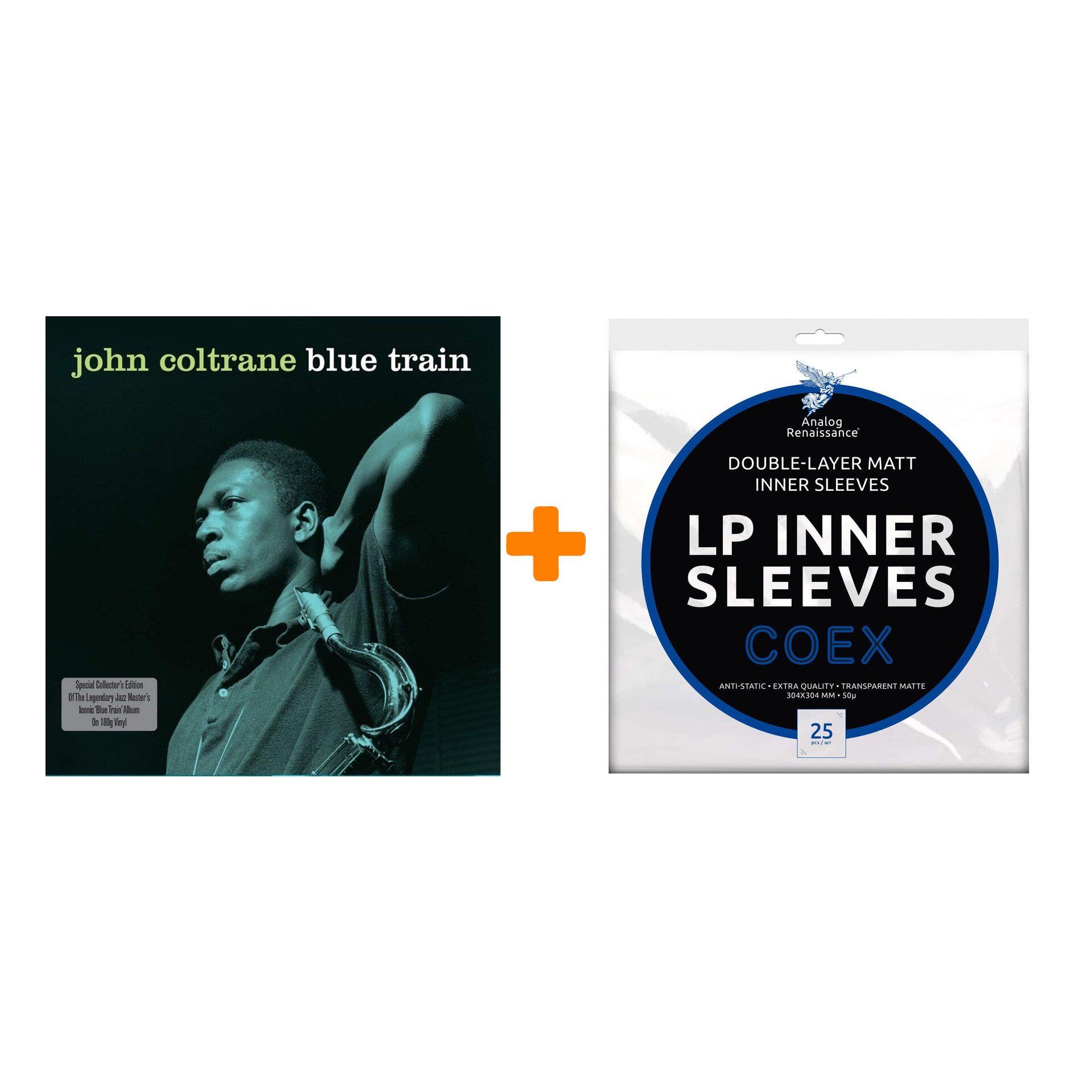 COLTRANE JOHN Blue Train Special Collector`s Edition LP + Конверты внутренние COEX для грампластинок 12" 25шт Набор