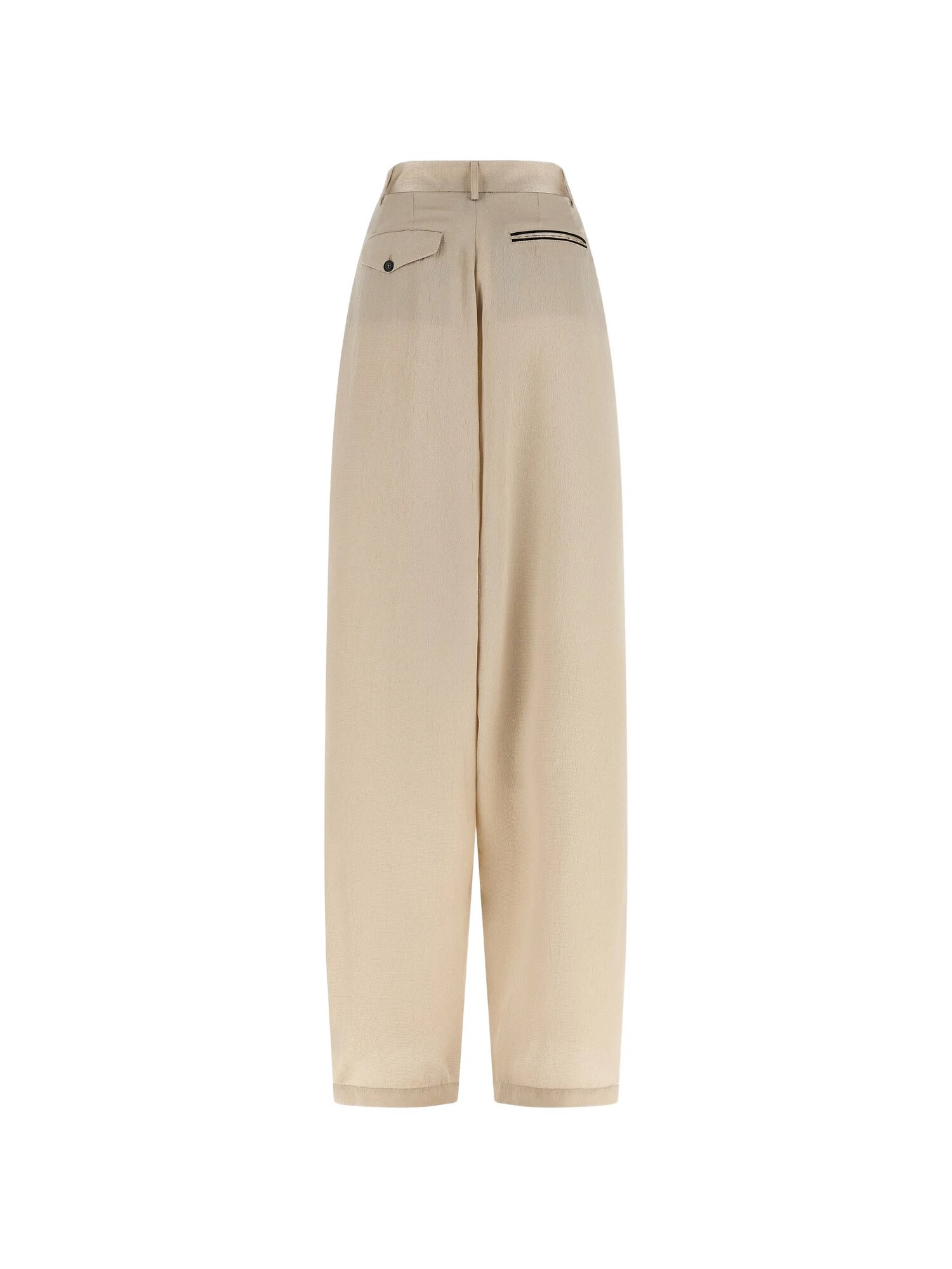 Брюки Jejia Crinkled-effect piped tailored trousers, размер 40, разноцветный — фото 1