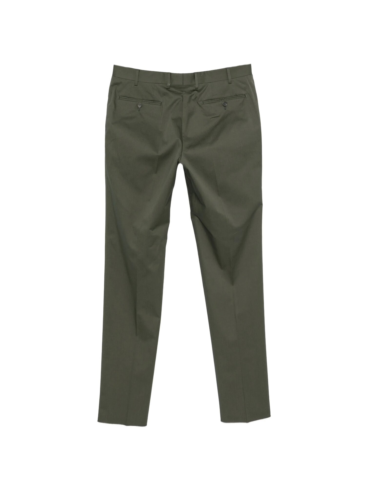 Брюки Canali Pressed-crease tailored trousers, размер 54, green — фото 1