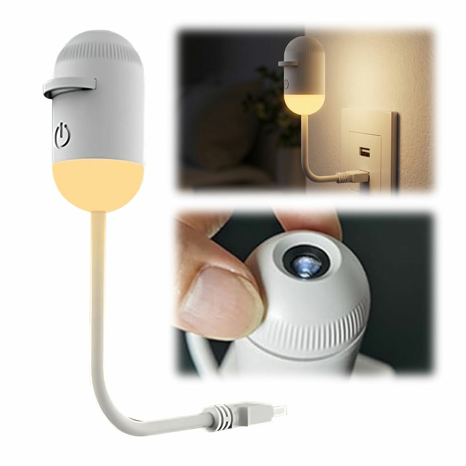 Мини-проектор ночника с проекцией звёздного неба, питание USB