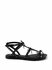 Босоножки ASH Gladius, размер 36, black/black