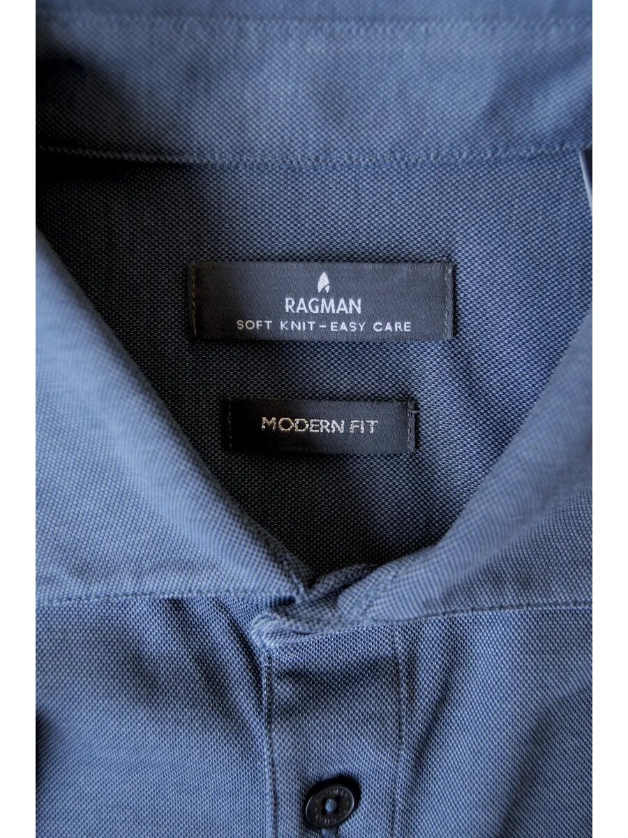 Поло RAGMAN, размер M, синий — фото 1